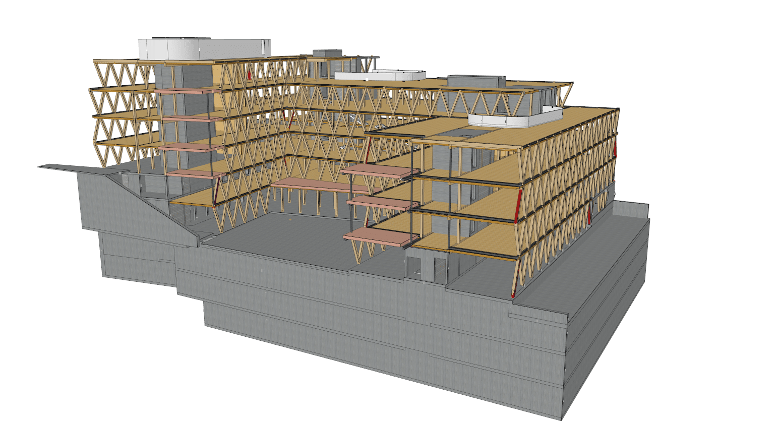 Wooden Office building - WOW Engineering